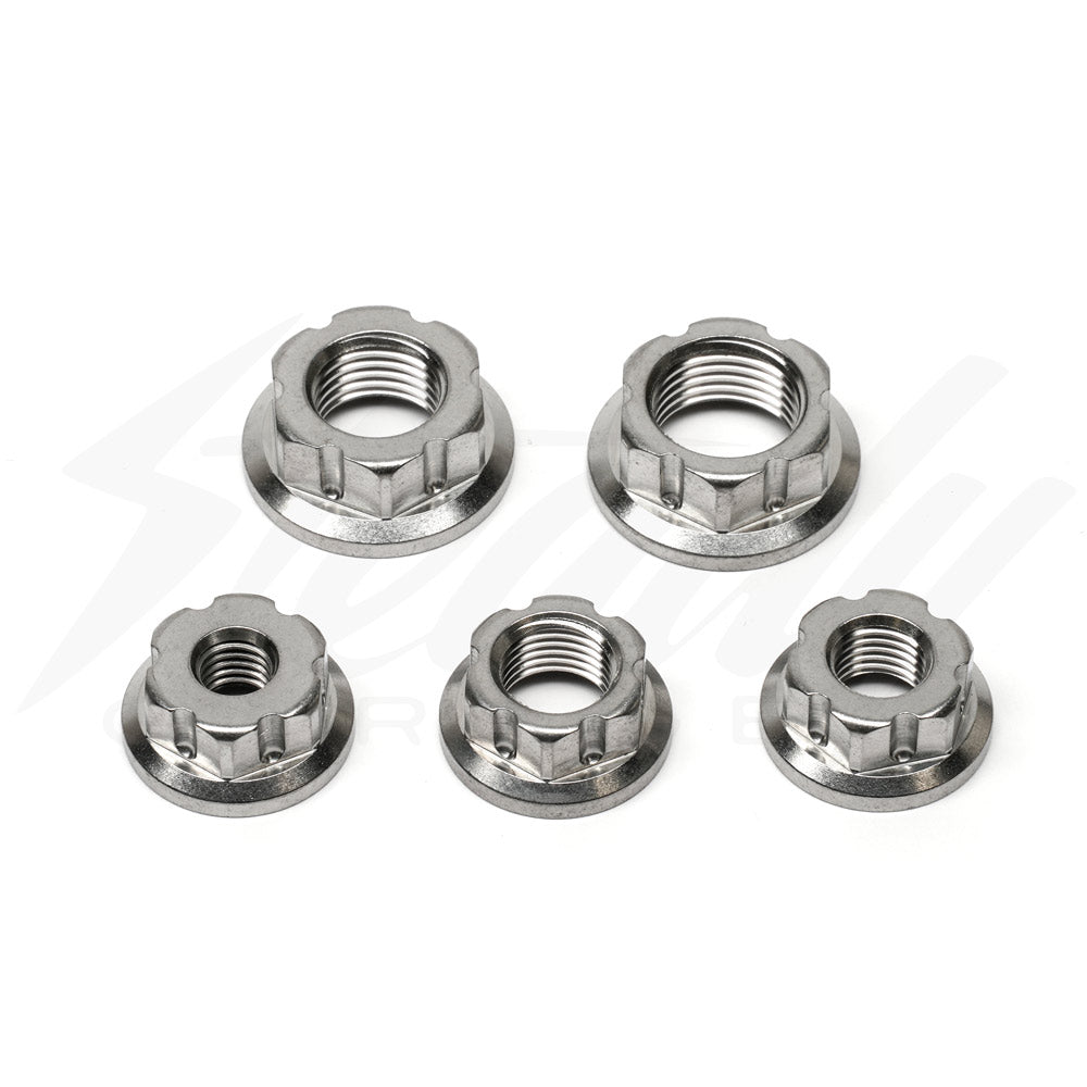 Chimera 12 point Stainless Steel Metric Nut – Steady Garage