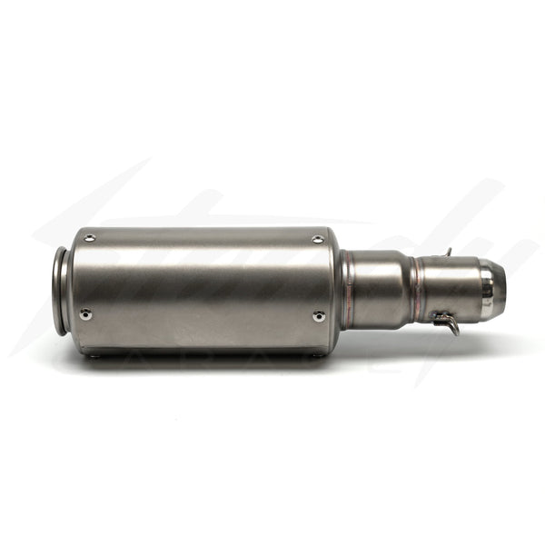 Universal Megaphone Muffler Motorcycle Cafe Racer Flat Tracker Bobber ...