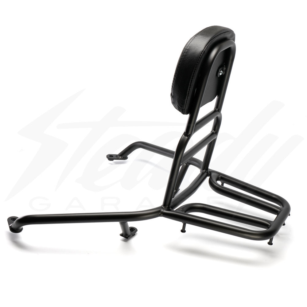 PRIMA REAR RACK WITH BACK REST - YAMAHA ZUMA 125 (2016-2021) – Steady ...