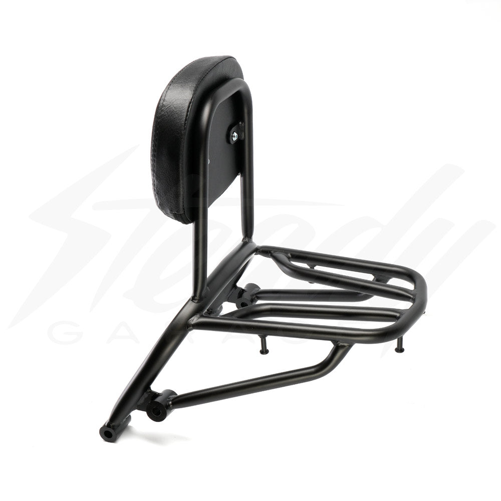 PRIMA REAR RACK WITH BACK REST - YAMAHA ZUMA 125 (2009-2015) – Steady ...