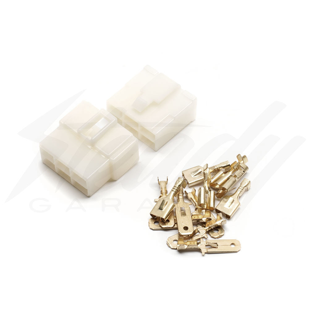 6 Pin Connector Set - 6.3mm – Steady Garage