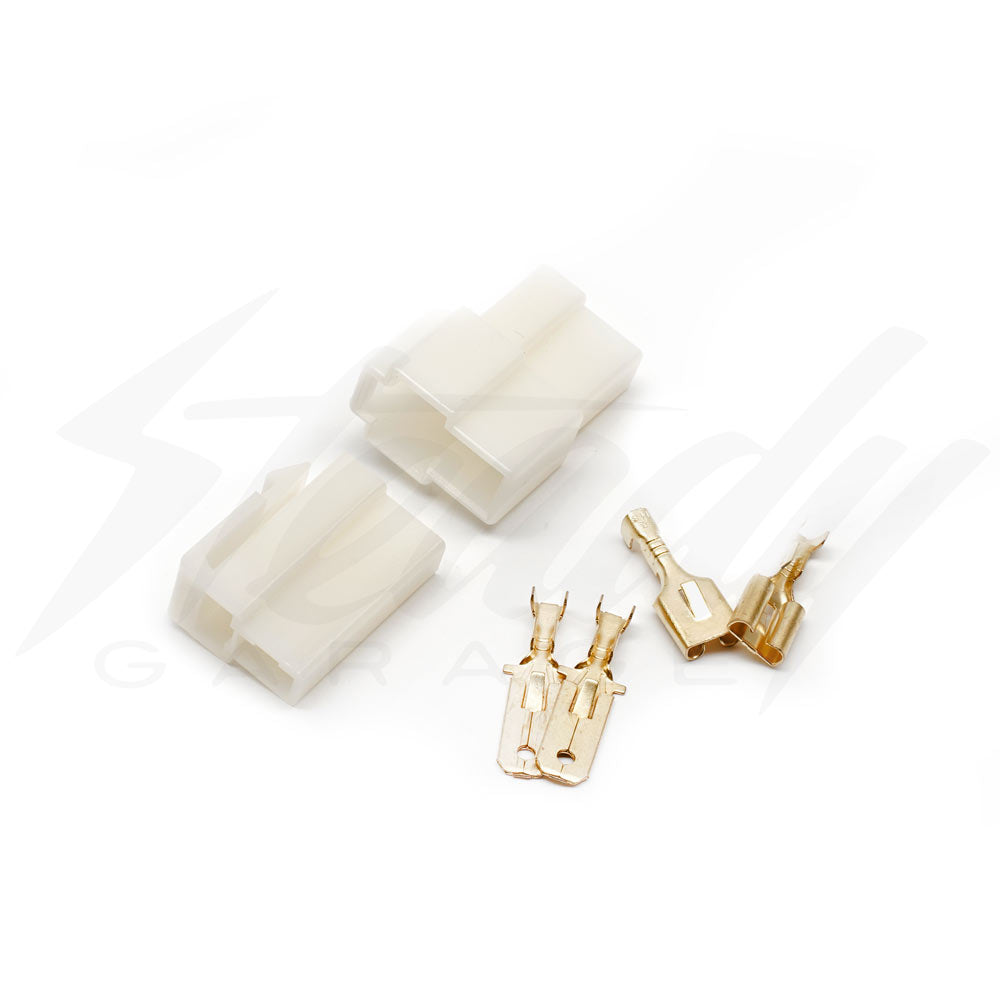 2 Pin Connector Set - 6.3mm – Steady Garage