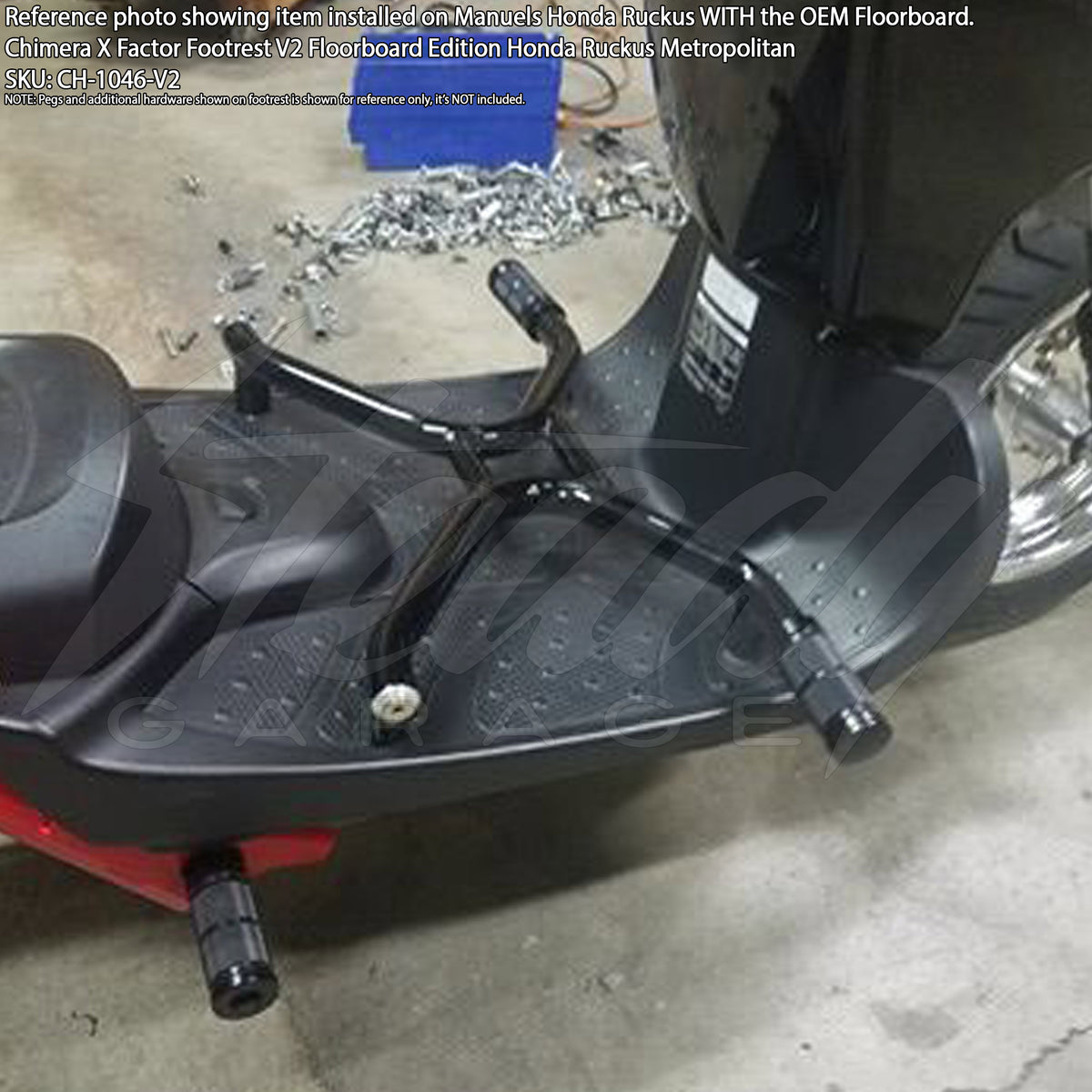 Chimera X Factor Foot Rest V2 Floorboard Edition Honda Ruckus ...