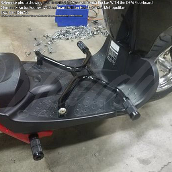 Chimera X Factor Foot Rest V2 Floorboard Edition Honda Ruckus ...