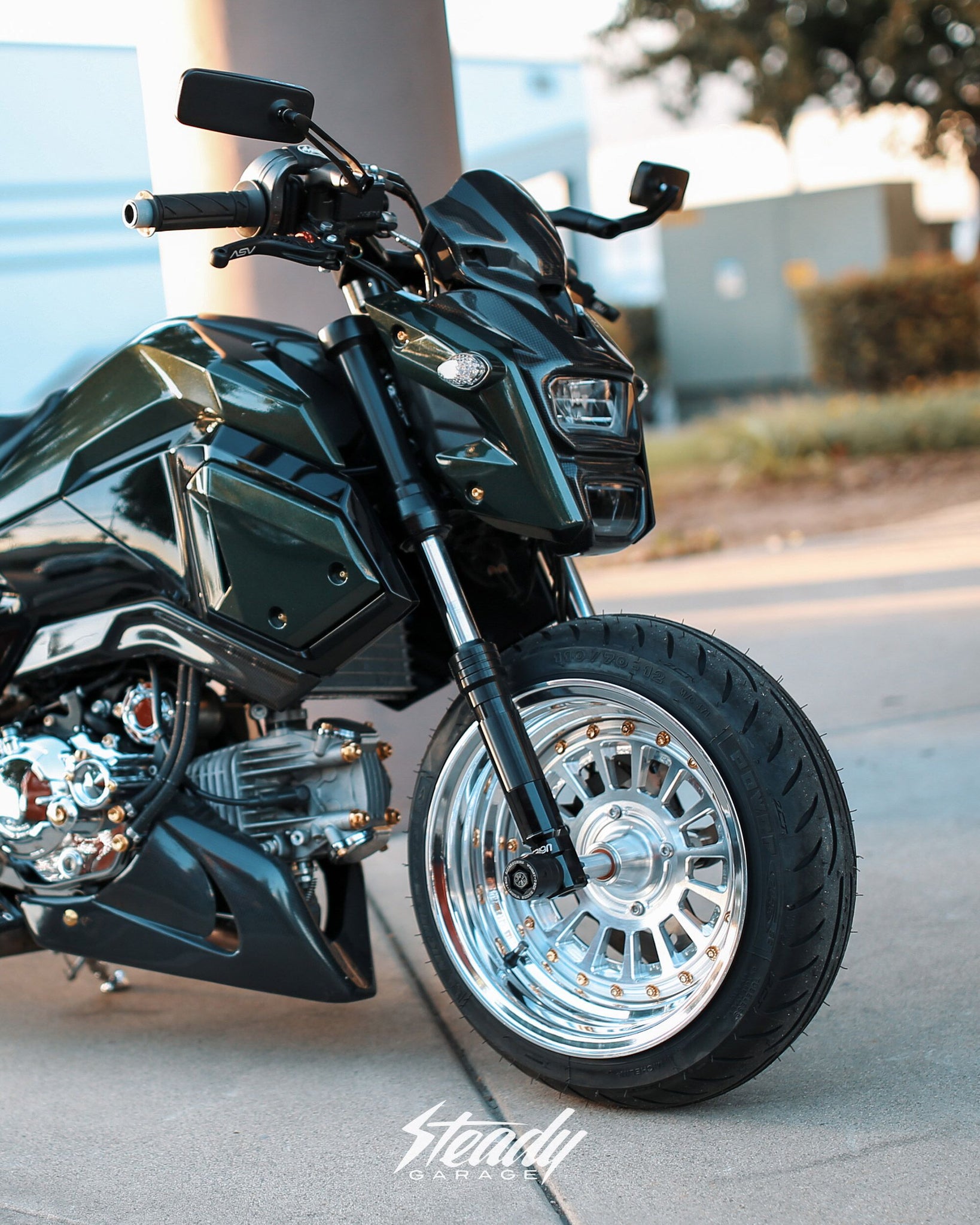 Chimera Engineering Front Hub 4x90mm NON-ABS - Honda Grom Monkey 125 ...