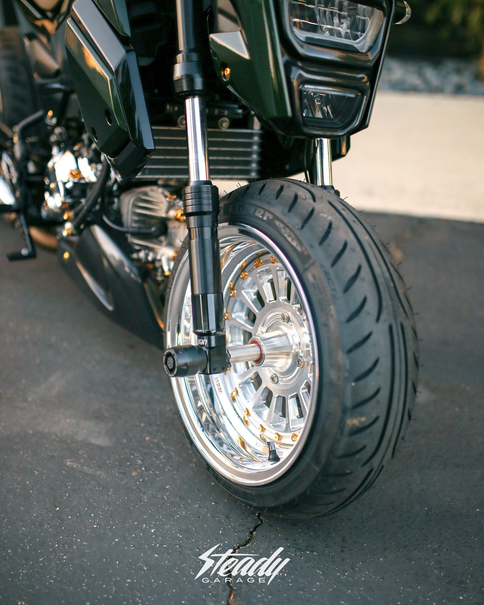 Chimera Engineering Front Hub 4x90mm NON-ABS - Honda Grom Monkey 125 ...