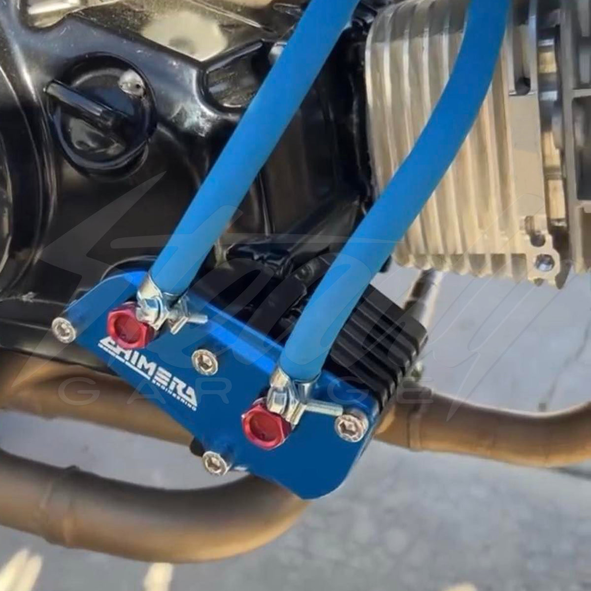 Chimera Engineering Oil Cooler Block - Honda Grom 125, Honda Monkey 12 ...