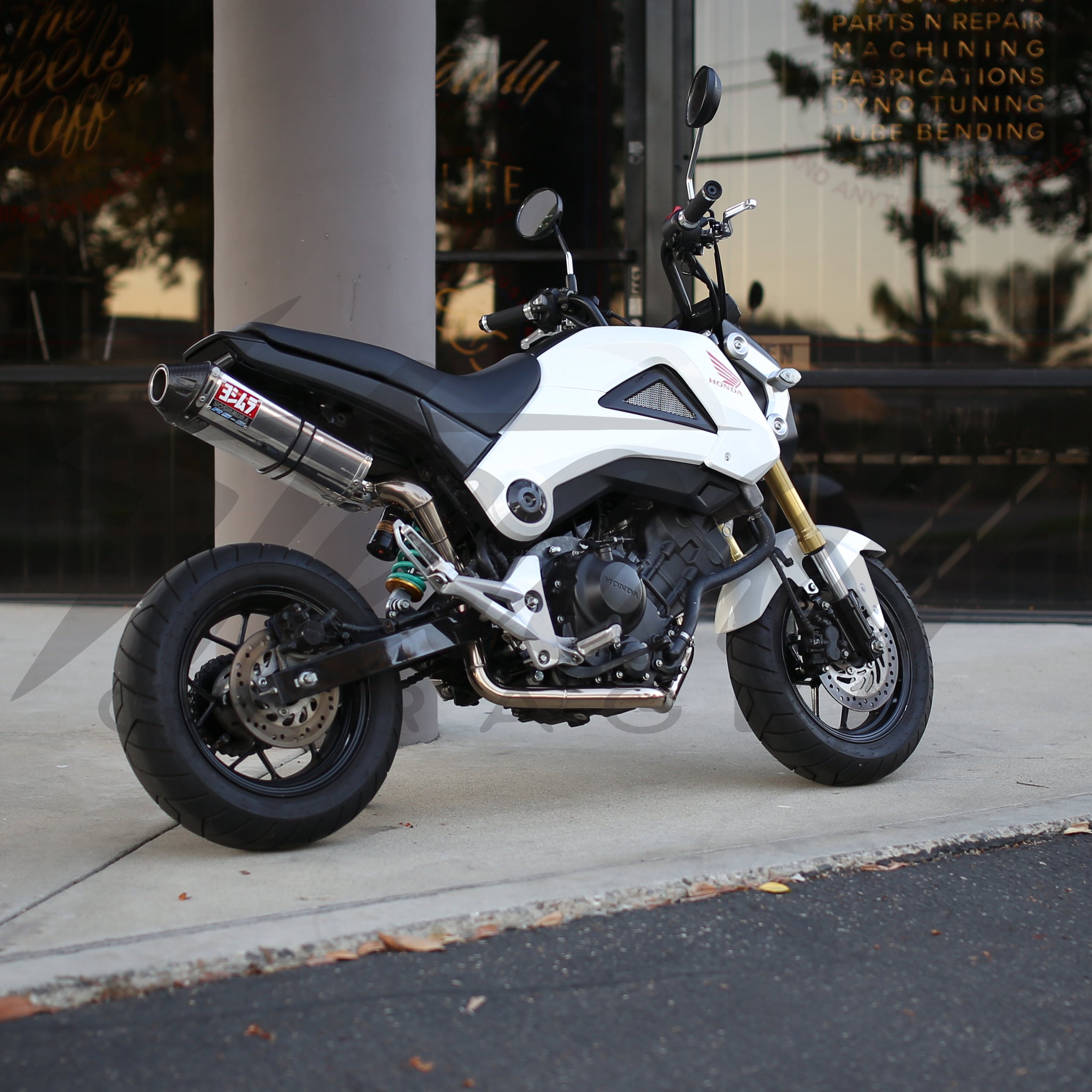 Chimera Race Header with O2 Bung Honda Grom 125 / MSX 125- Under Tail ...