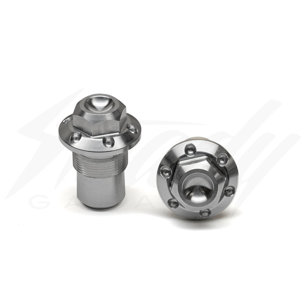 Chimera Billet Aluminum Top Front Fork Caps w/ Preload - Honda CT Trail ...