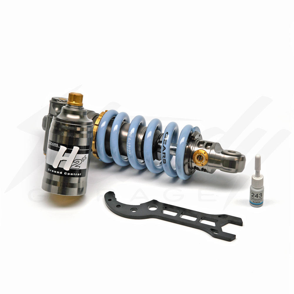 Gears Racing Hill-2 Plus Rear Coilover Shock Honda Grom 125 - Black ...