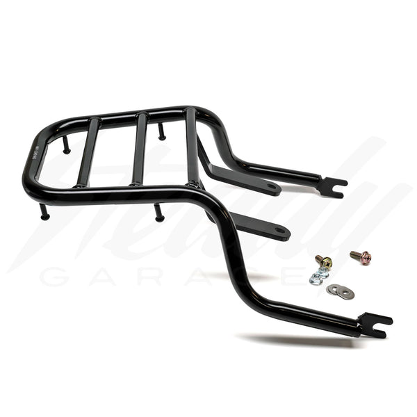 TB Rear Luggage Rack Carrier Black / Chrome - Honda Monkey 125 (ALL YE ...