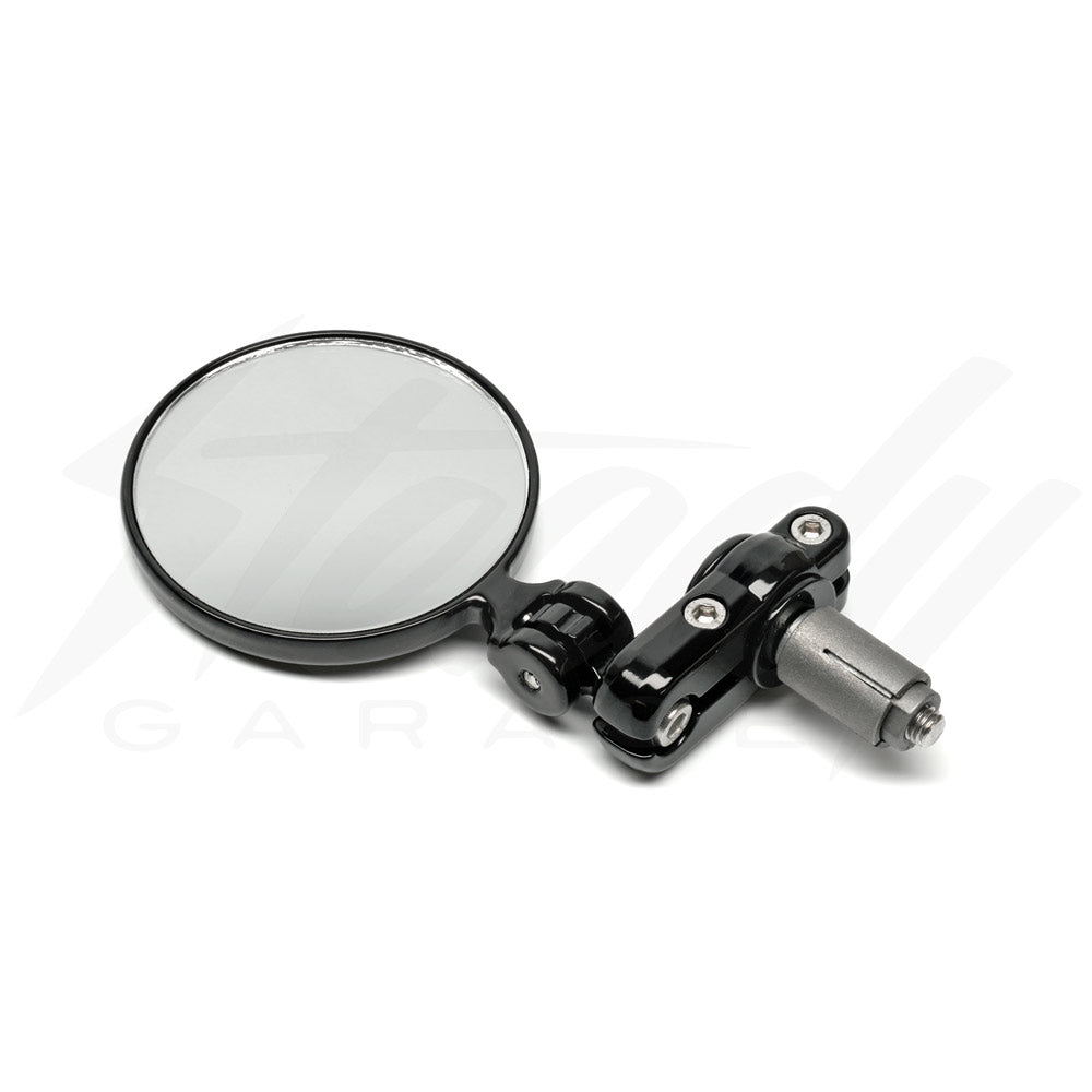 3" Round Folding Handle Bar End Mirror – Steady Garage