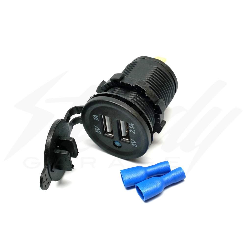 Gojin Universal 2-Port USB Auxiliary Socket – Steady Garage