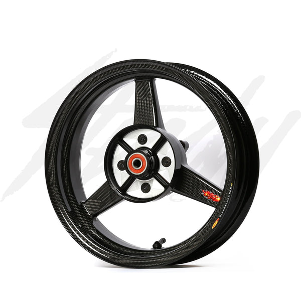 BST Carbon Fiber Honda Grom 125 Rim Set - 3.5" Wide Rear MSX 125 ...