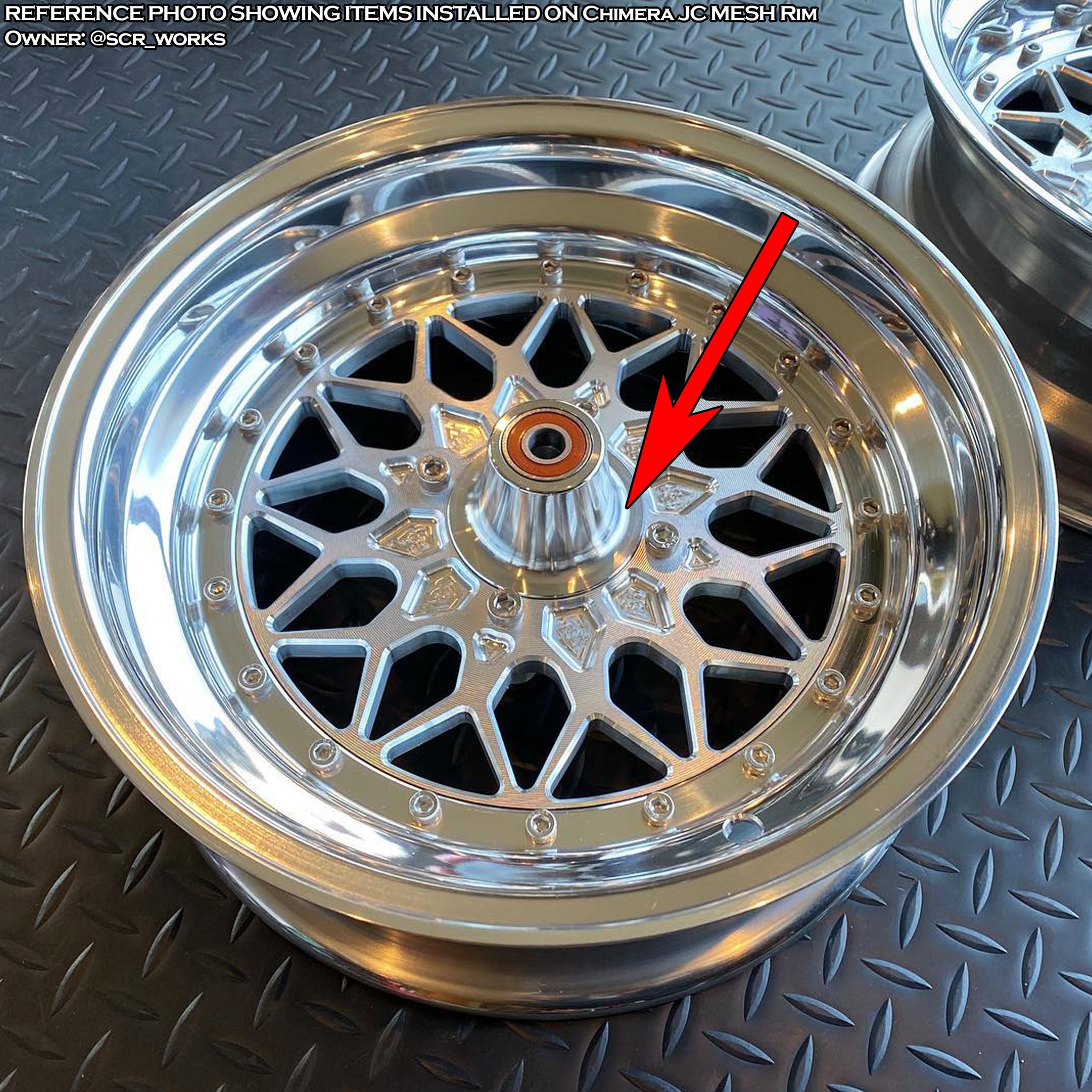 Chimera Engineering Front Hub 4x90mm NON-ABS - Honda Grom Monkey 125 ...