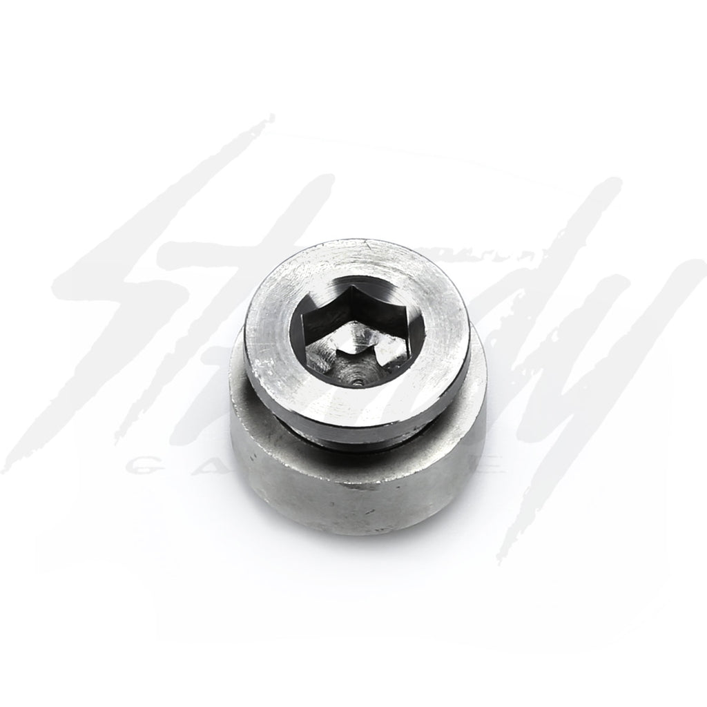 Titanium O2 Weld On Bung And Cap M18 x 1.5 – Steady Garage