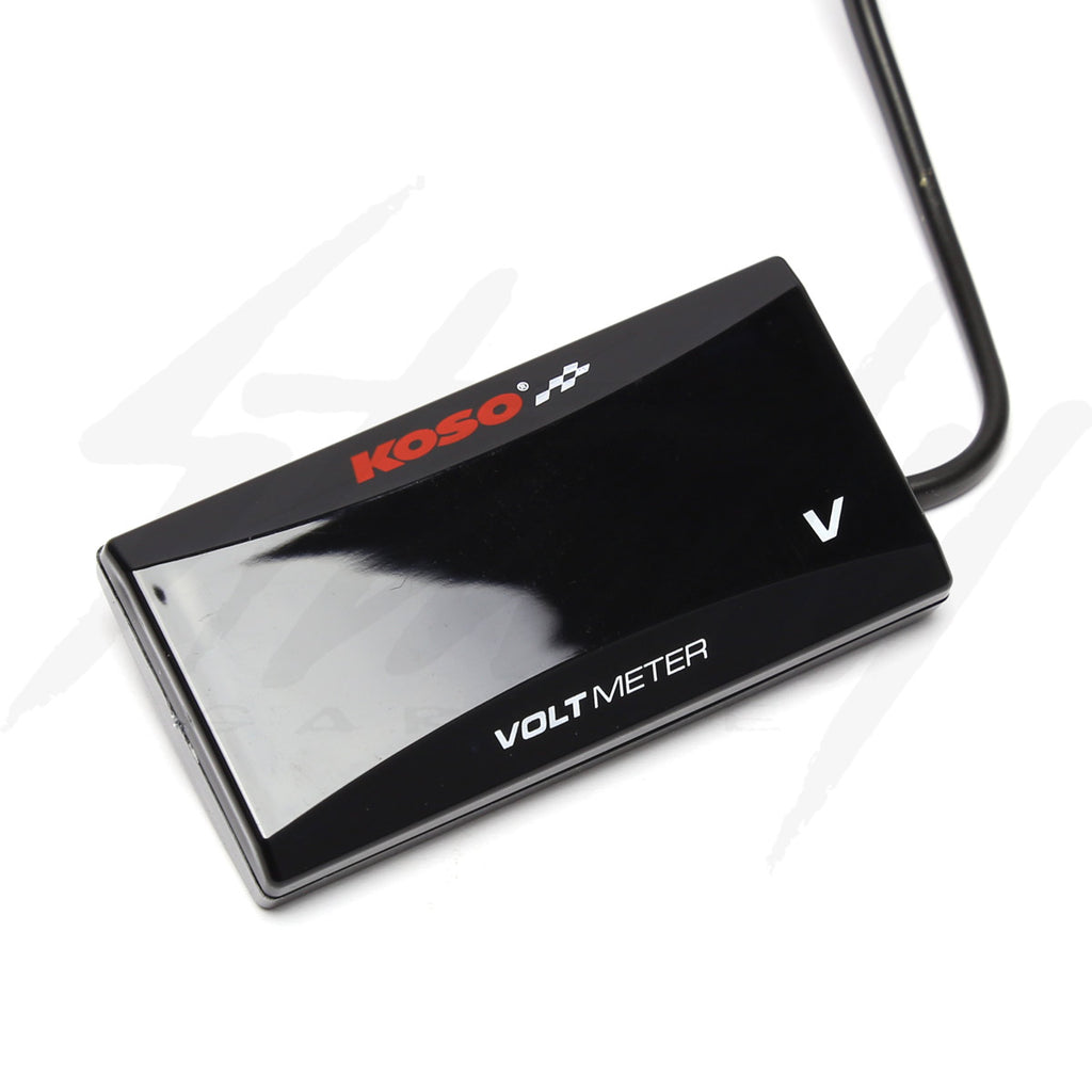 Koso Super Slim Volt Meter Gauge – Steady Garage