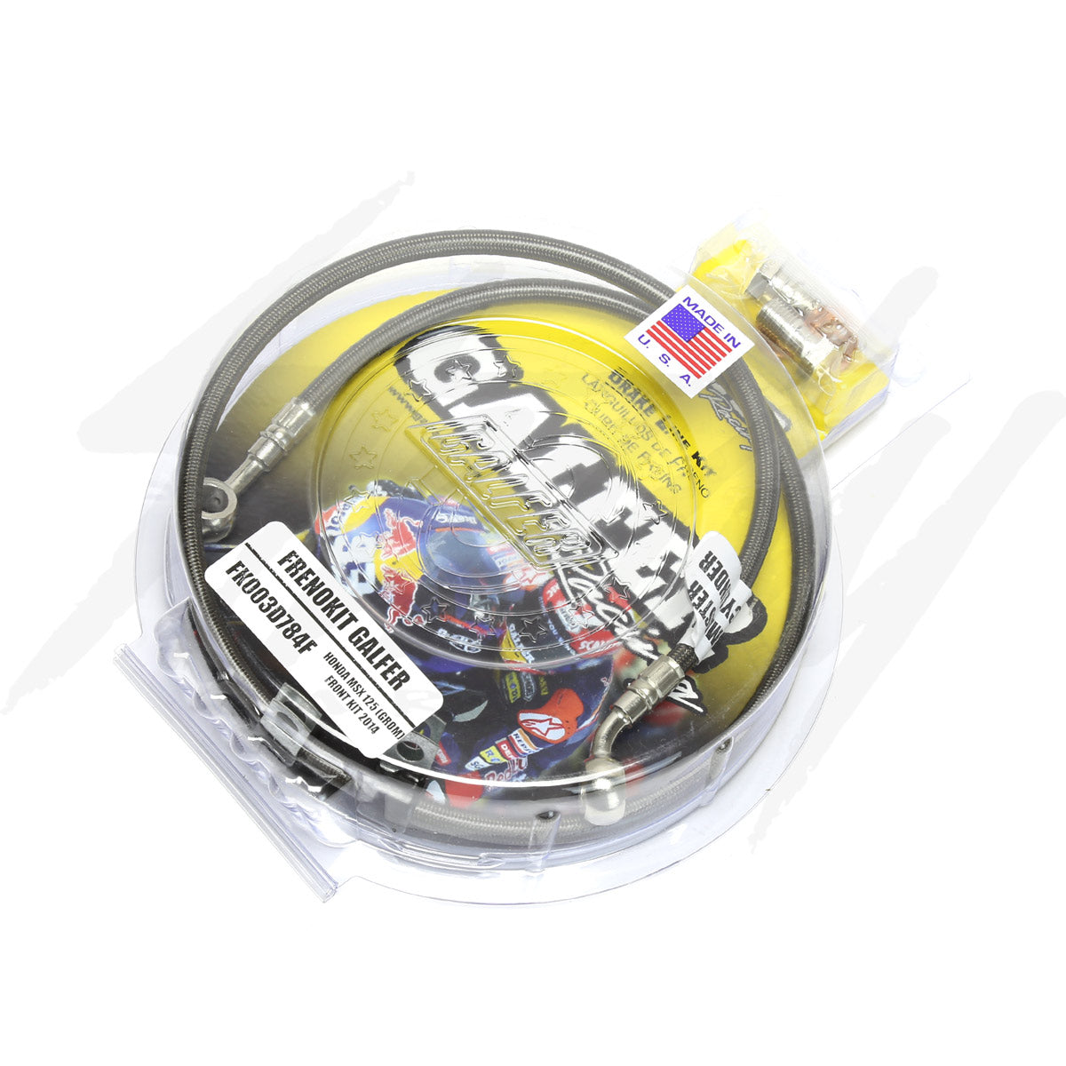 Galfer Racing SS Braided Front Brake Line - SSR Razkull 125 – Steady Garage