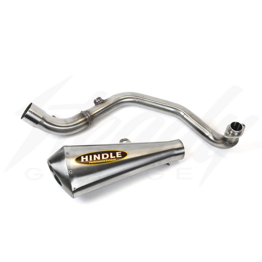 Hindle Stainless EVO Megaphone Full Exhaust System - Honda Grom 125 (2 ...