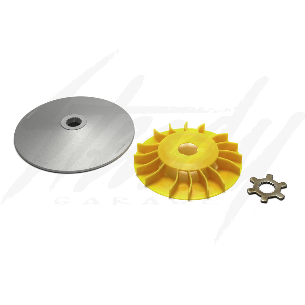 NCY Aluminum Drive Face Assembly GY6 150cc Replace the ugly stock drive ...