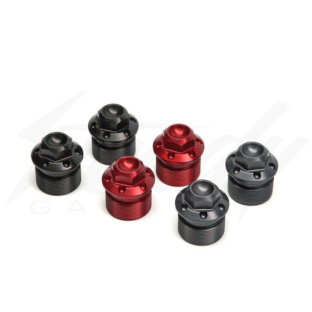 CHIMERA TOP FRONT FORK CAPS - HONDA CRF110F 2013 2020 2021 – Steady Garage