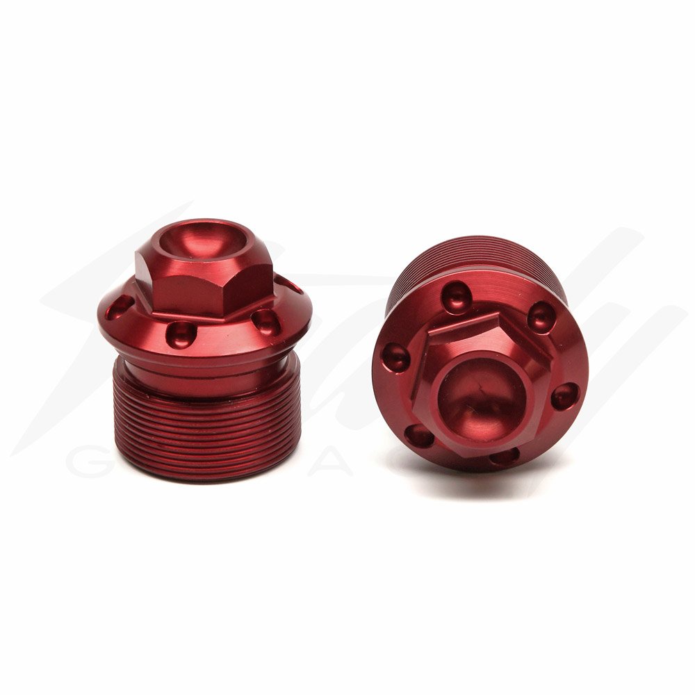 CHIMERA TOP FRONT FORK CAPS - HONDA CRF110F 2013 2020 2021 – Steady Garage