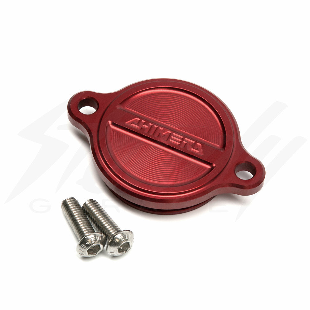 Chimera Billet Aluminum Oil Filter Cover - 2022+ Honda Grom Monkey 125 ...