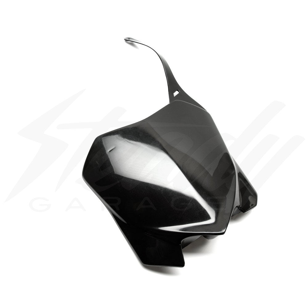 UFO Racing Black Front Number Plate - Honda Grom Kawasaki Z125 – Steady ...