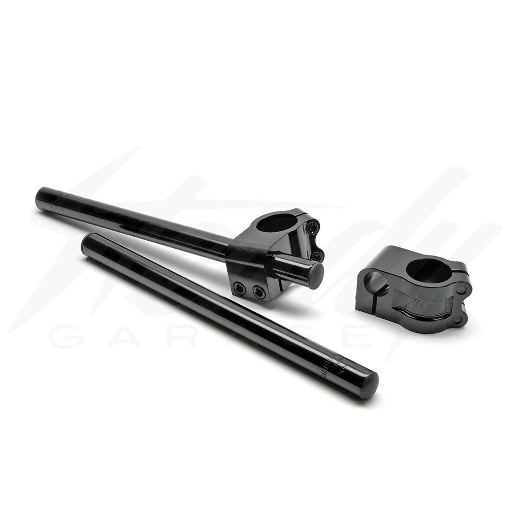 Prima Zero Rise 35mm Clip-On Handlebars (Black, 7/8) – Steady Garage