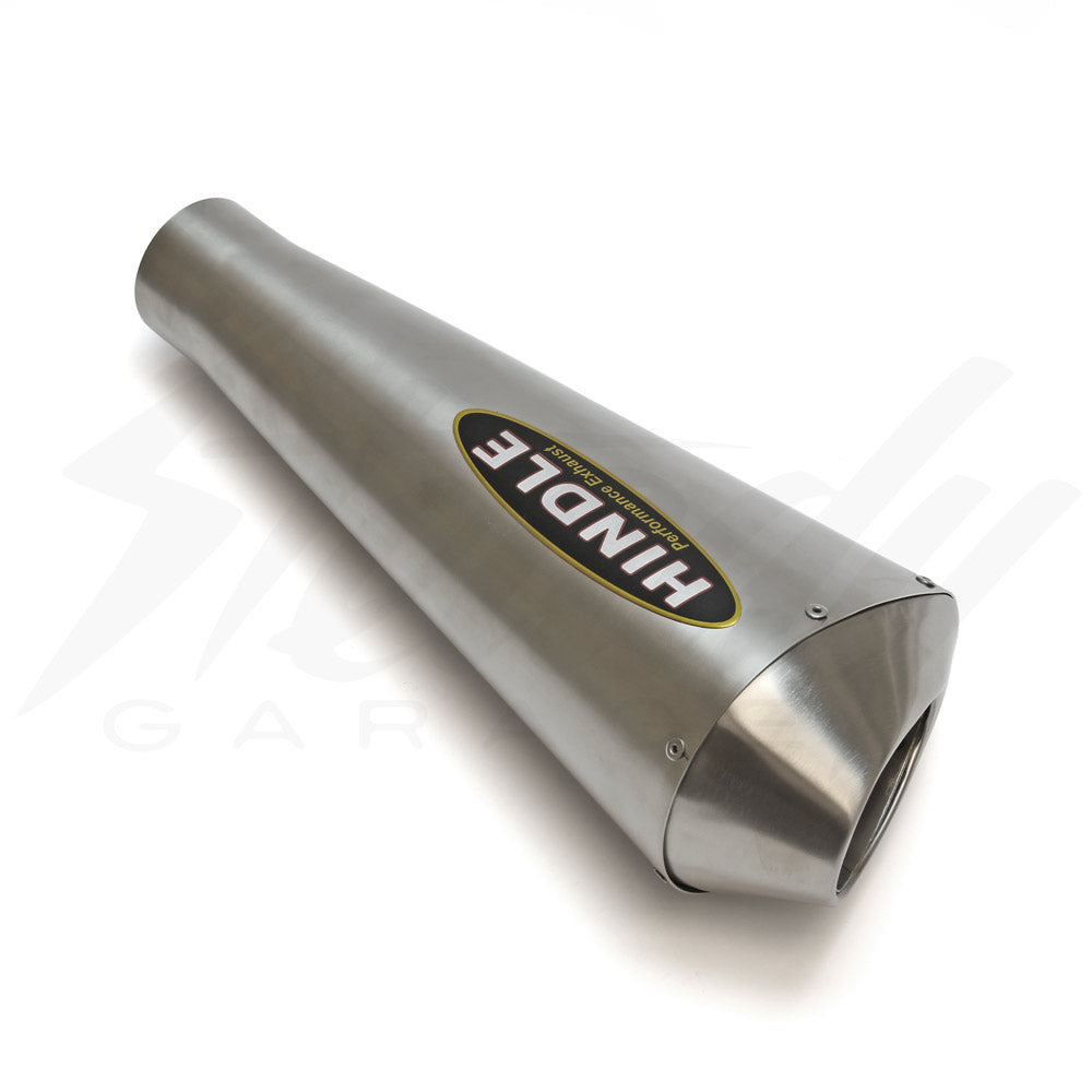 Hindle Stainless EVO Megaphone Full Exhaust System - Kawasaki Z125 Pro ...