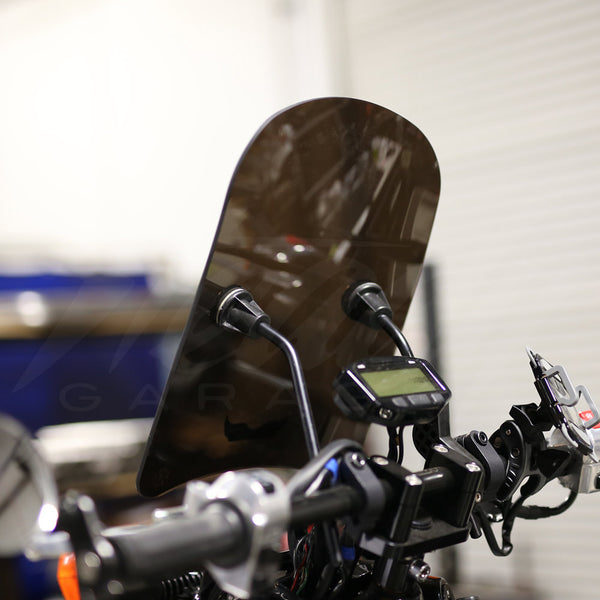 Slipstreamer Tombstone Windshield - Honda Ruckus Metropolitan Zuma 125 ...