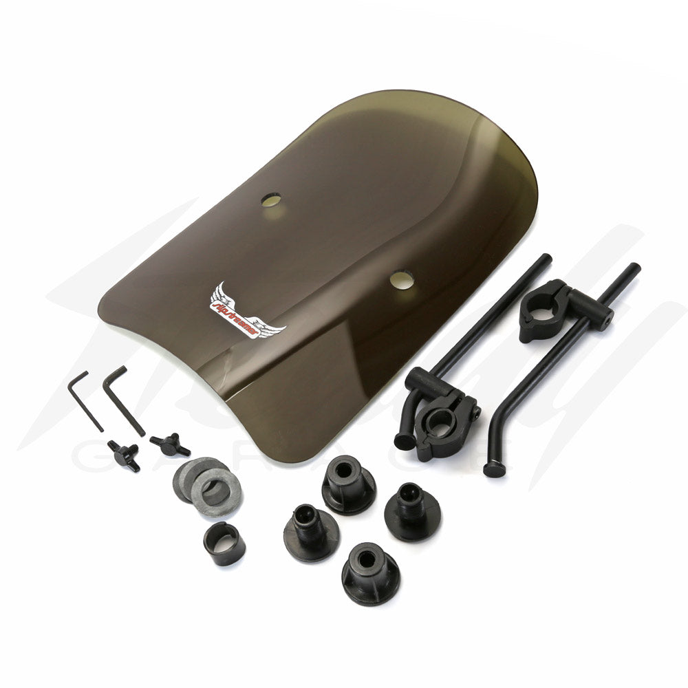 Slipstreamer Tombstone Windshield - Honda Ruckus Metropolitan Zuma 125 ...