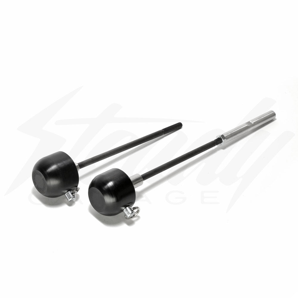 Woodcraft Rear Axle Slider Kit - Yamaha YZF R3 – Steady Garage
