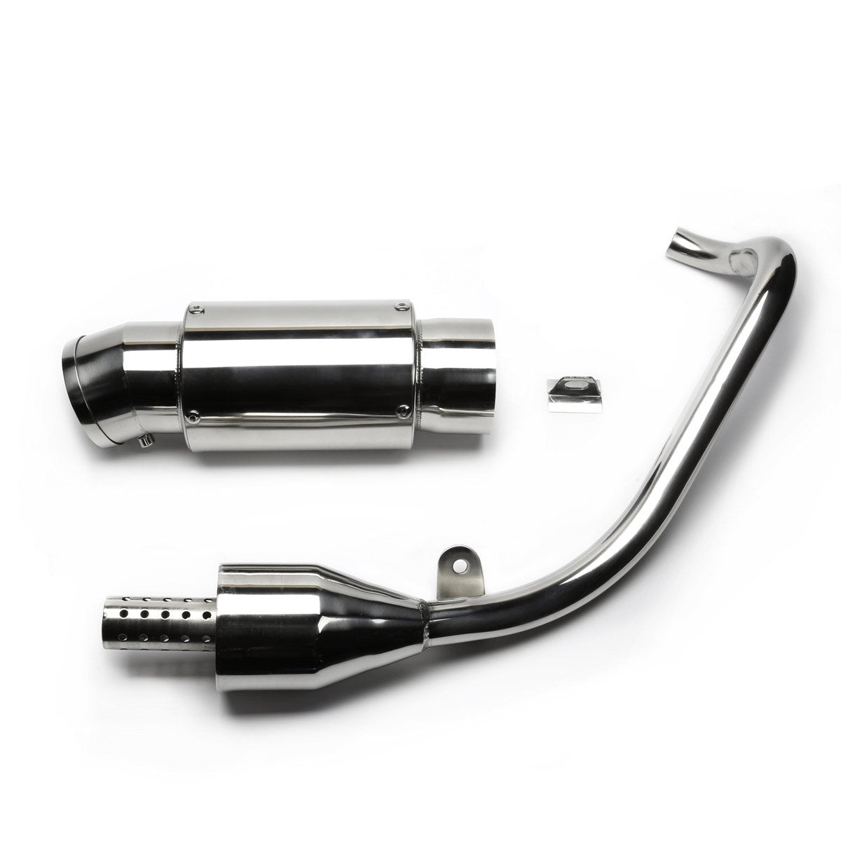 Fireball Stainless Steel Muffler and Pipe Builder Kit 71mm Inlet 11 ...