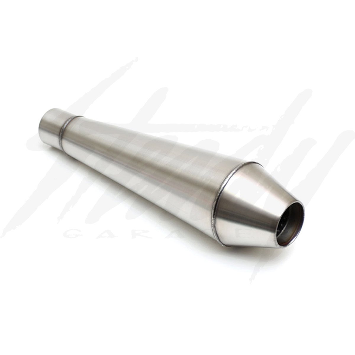 Universal Megaphone Muffler Motorcycle Cafe Racer Flat Tracker Bobber ...