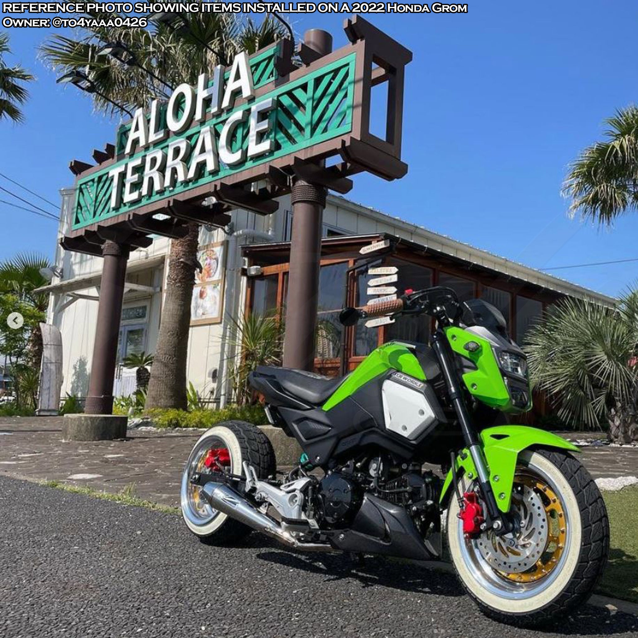 Chimera Engineering Wheels VIP 3PC Modular Rims for Honda Ruckus, Grom ...