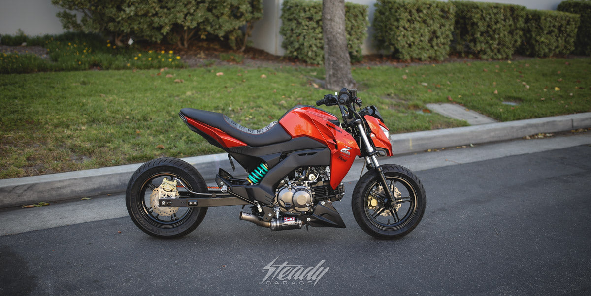 Chimera Adjustable Stretch Blocks Kawasaki Z125 Pro – Steady Garage