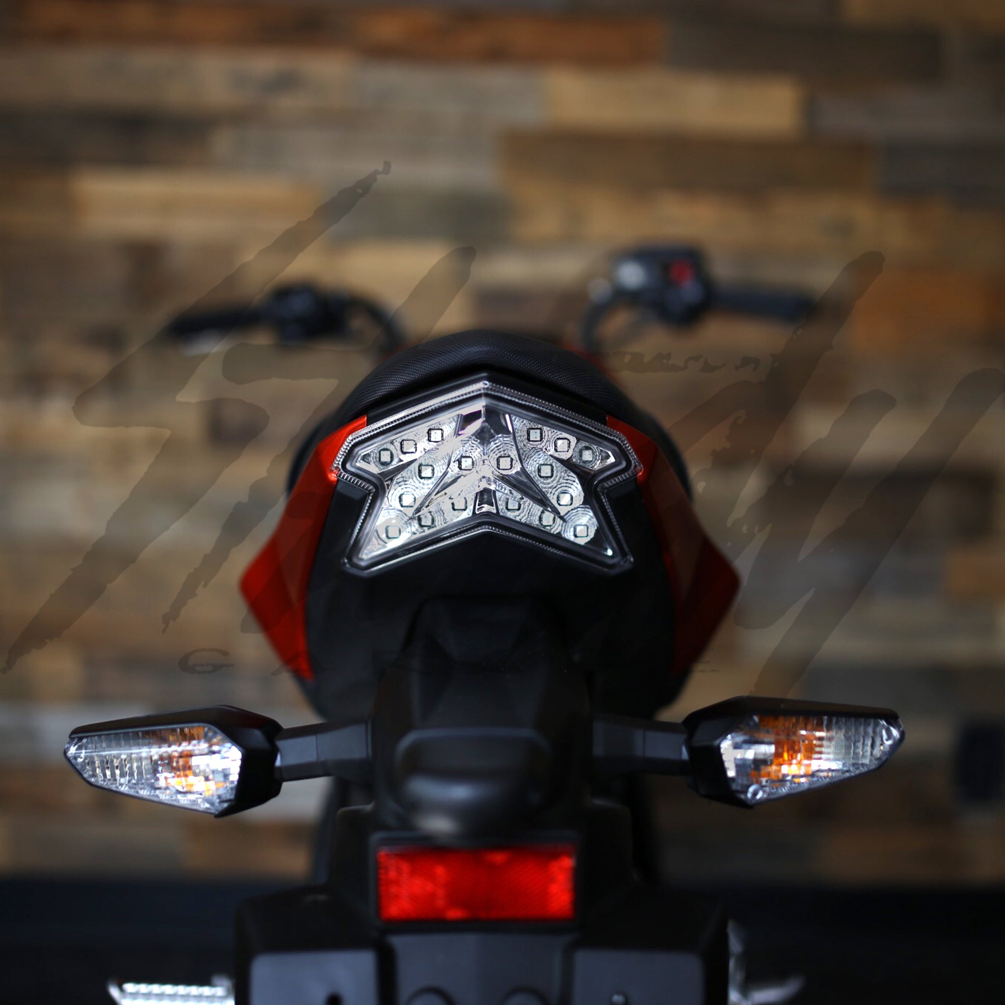 Motodynamic Integrated / Sequential LED Tail Light - Kawasaki Z125 Pro ...