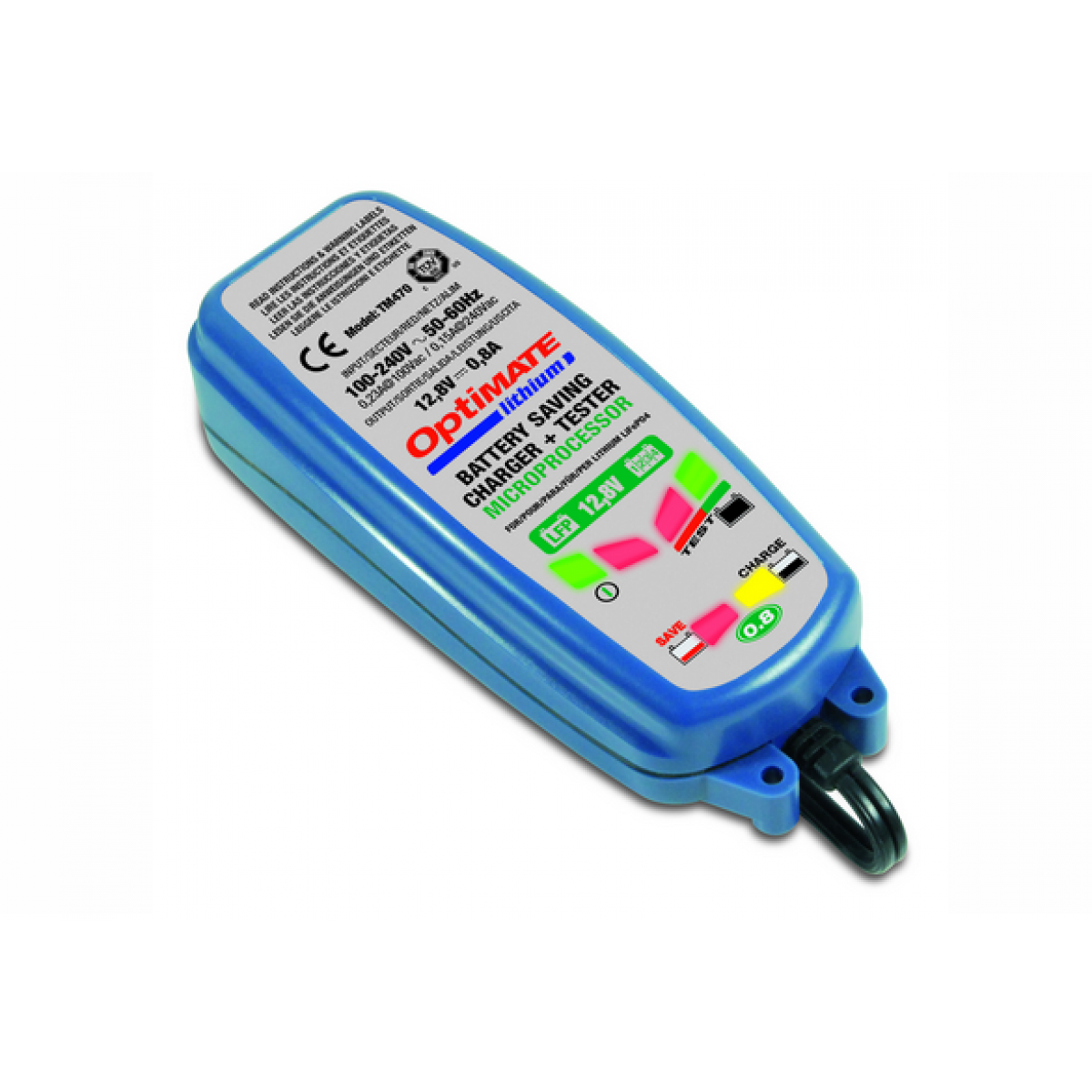 Optimate TM-471 Lithium Battery Charger Maintainer – Steady Garage